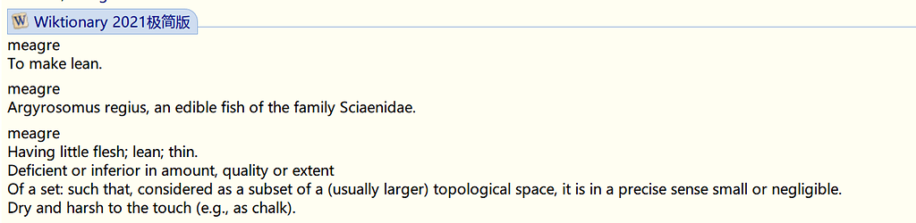 Wiktionary 2021 极简版 - 英英 - FreeMdict Forum