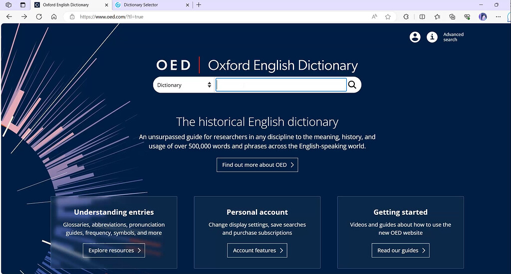 OED(伦敦大学学院图书馆远程网络资源) - 资源分享 - FreeMdict Forum