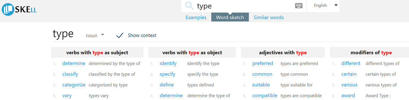 Sketch Engine for Language Learning (SkELL) - 词典及语言学习交流 - FreeMdict Forum