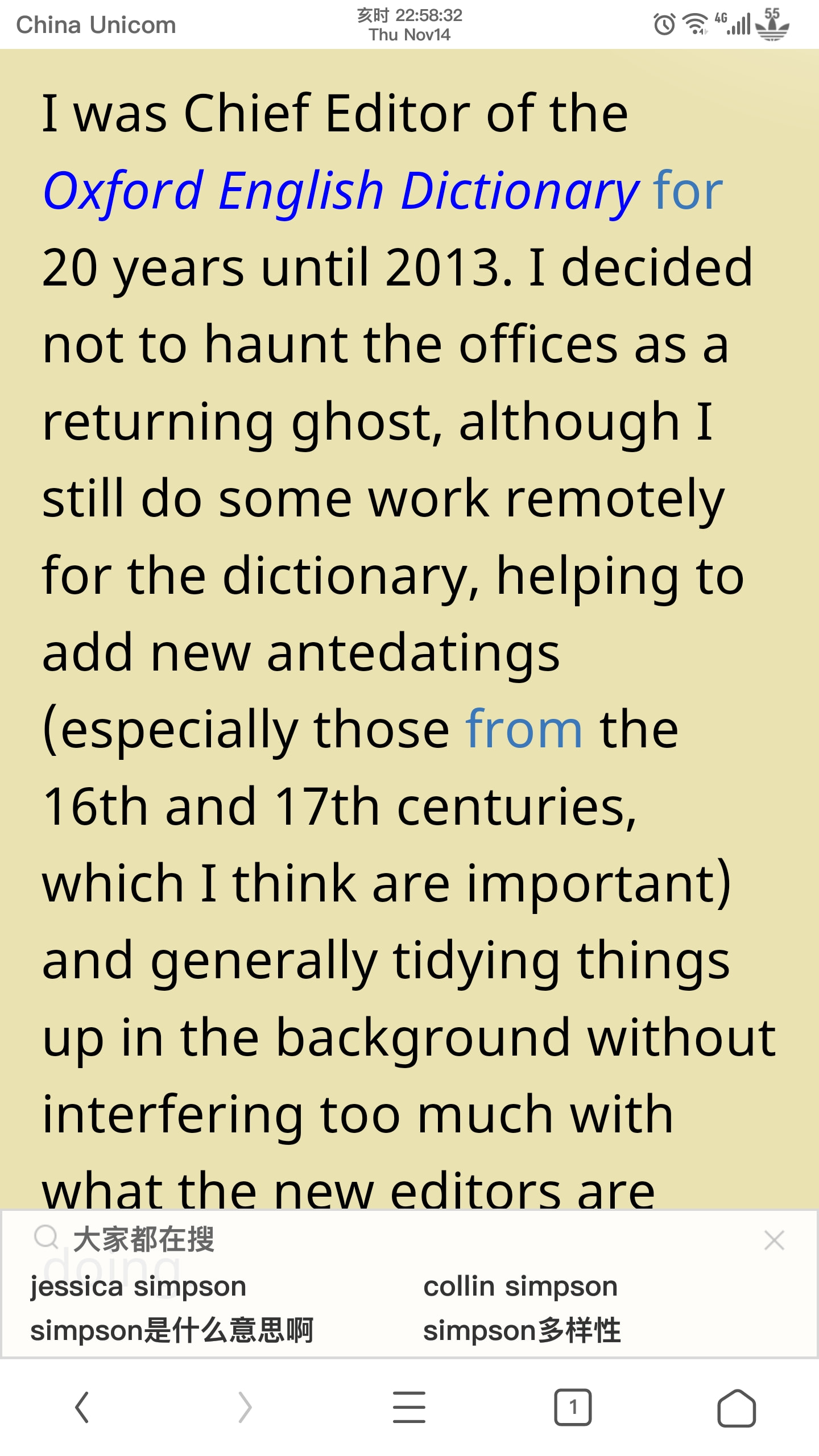 OED now - #169，来自 brightd - 英英 - FreeMdict Forum